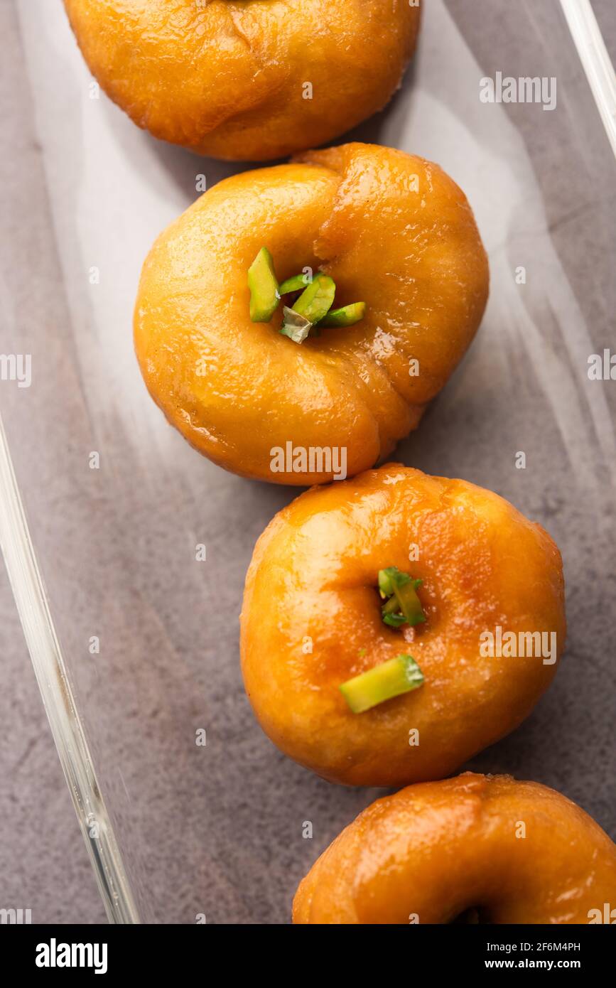 Balushahi or Badushah or Mughlai dish is a traditional Indian soft and ...