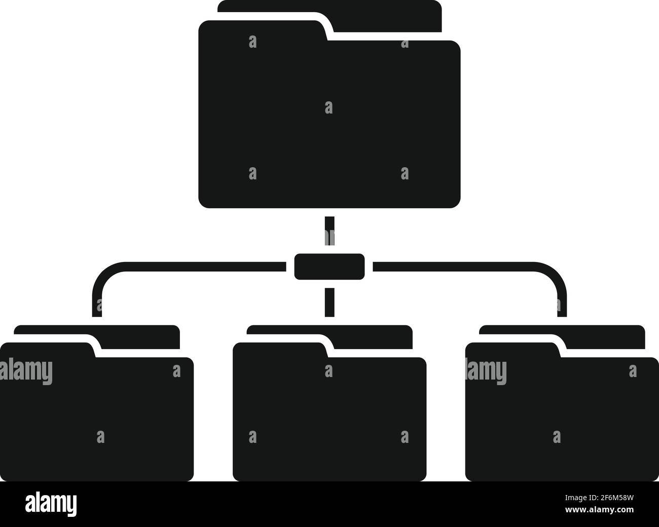 Folder network icon, simple style Stock Vector Image & Art - Alamy