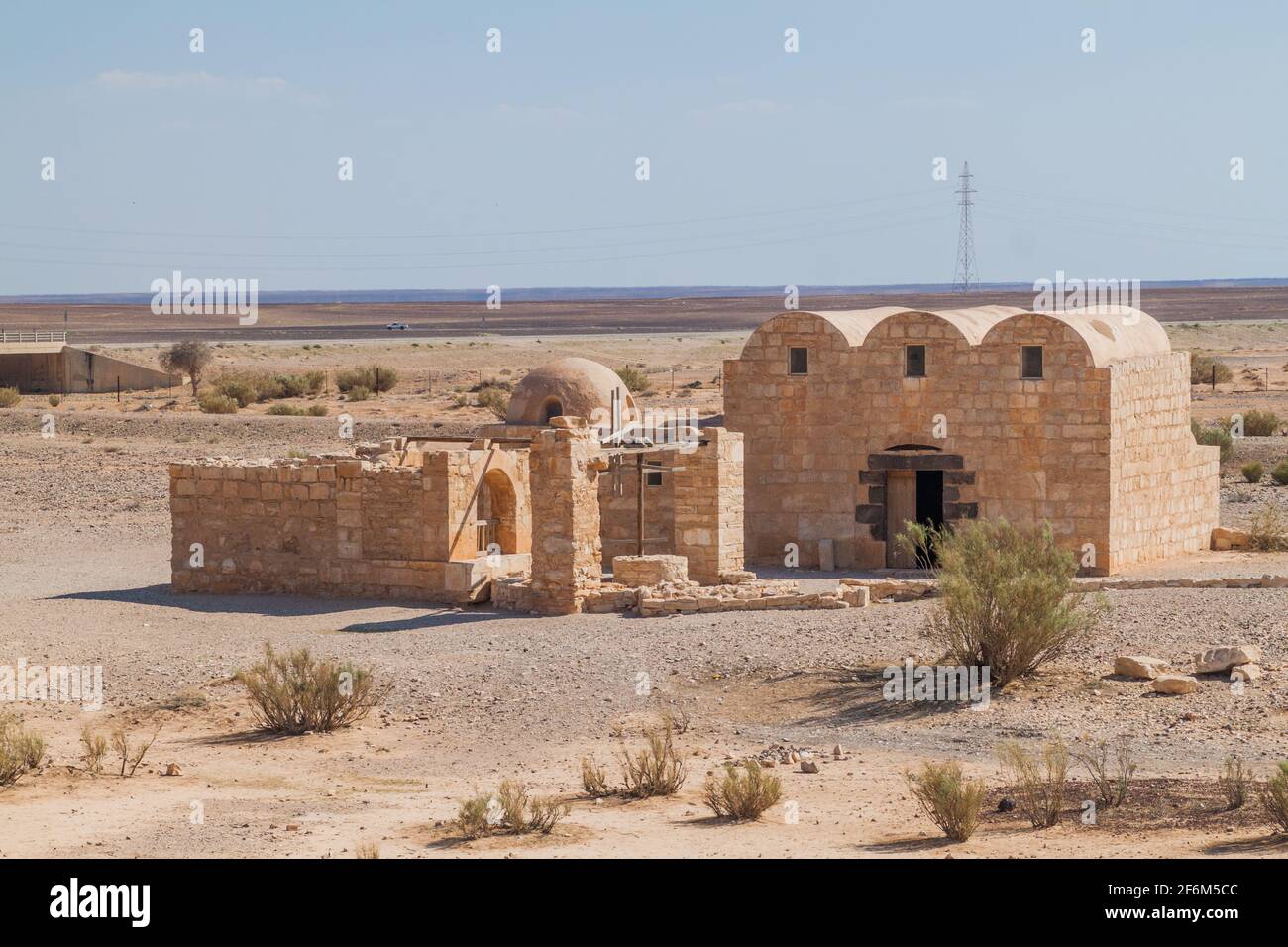 Quseir amra desert castle jordan hi-res stock photography and images ...