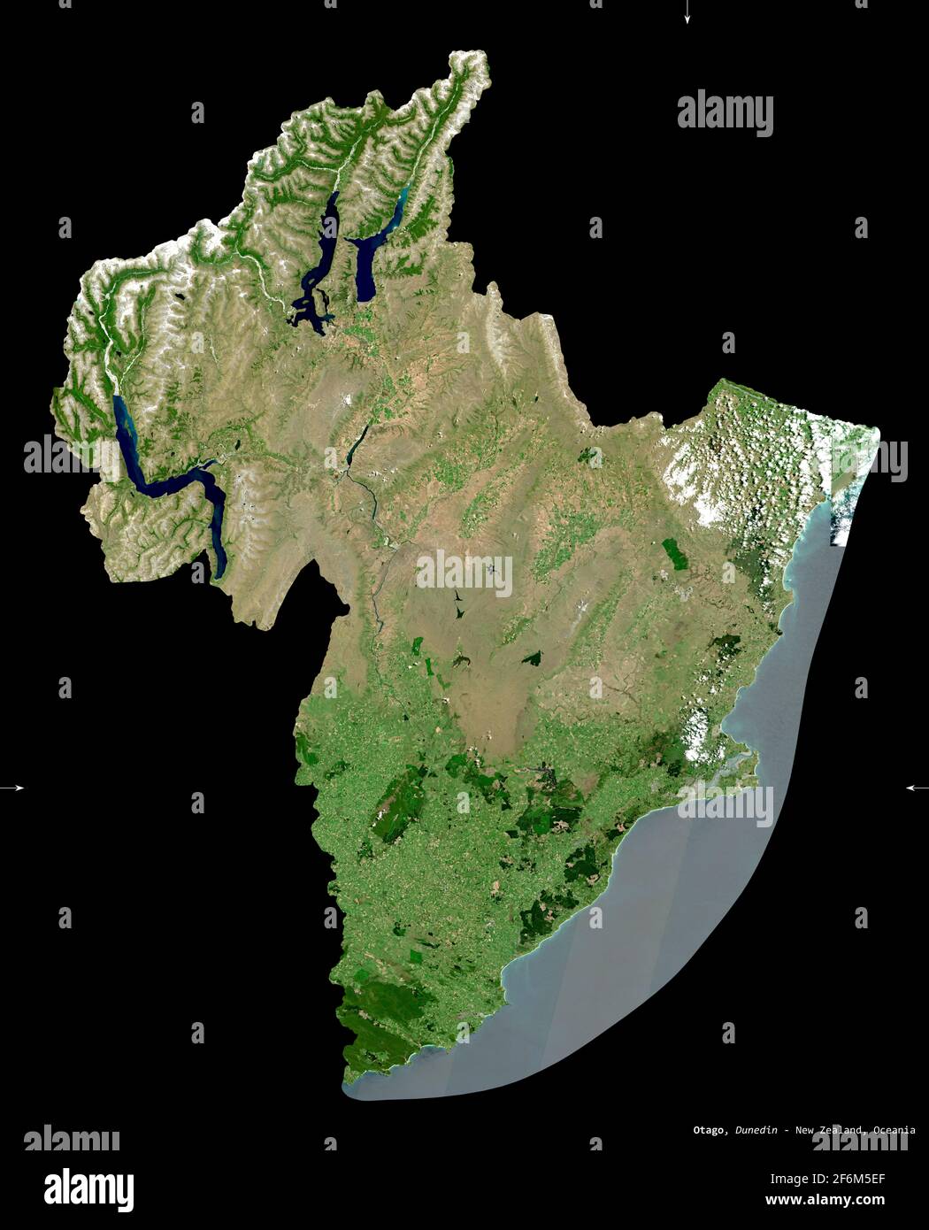 Otago outline map hi-res stock photography and images - Alamy