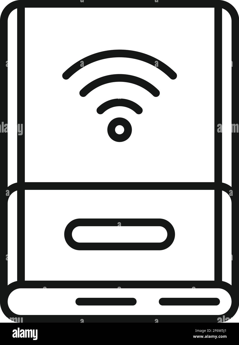 Power bank remote access icon, outline style Stock Vector Image & Art ...
