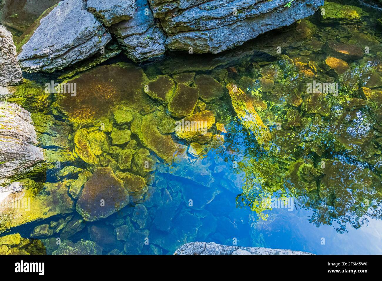 Warsaw Caves Conservation area Dwight Ontario Canada in summer Stock ...