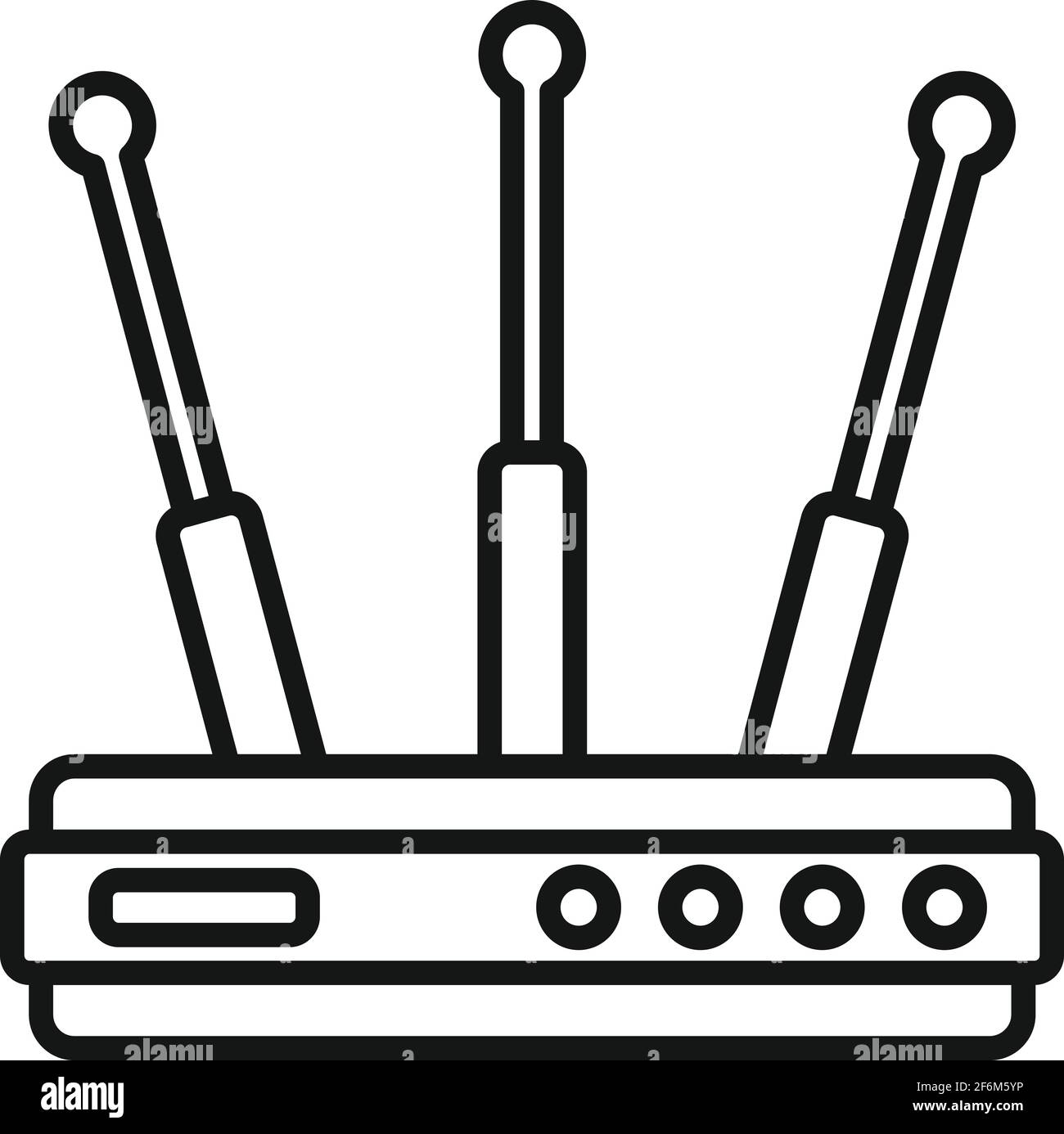 Wifi router icon, outline style Stock Vector Image & Art - Alamy