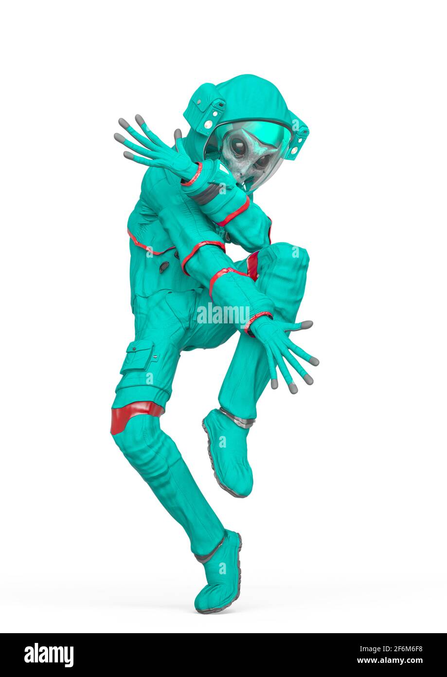 alien astronaut on street dance style, 3d illustration Stock Photo - Alamy