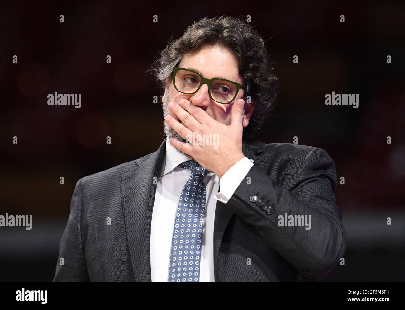 Munich, Germany. 01st Apr, 2021. Basketball: Euroleague, FC Bayern ...