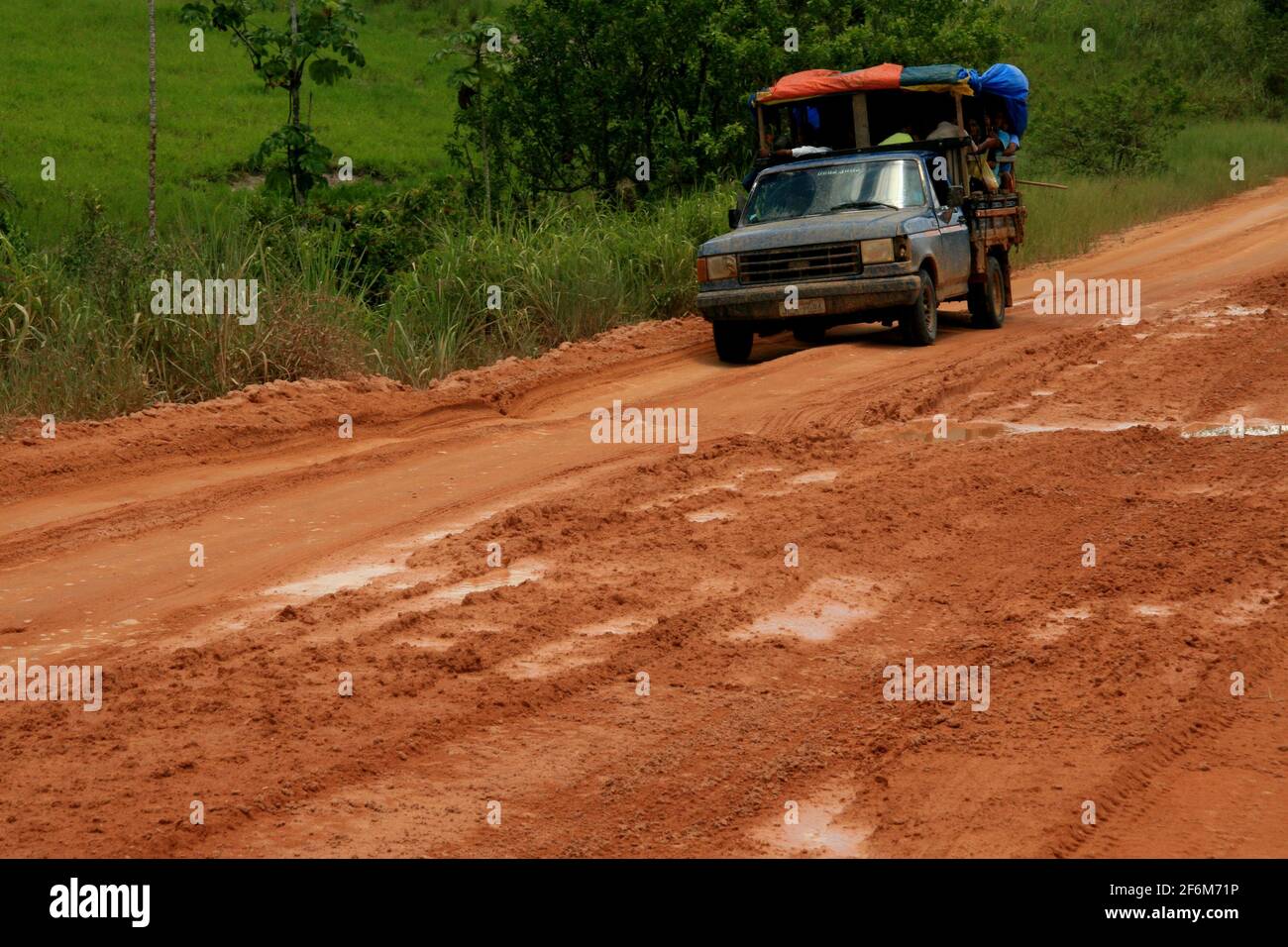 itamaraju, bahia / brazil - january 28, 2009: passenger transport ...