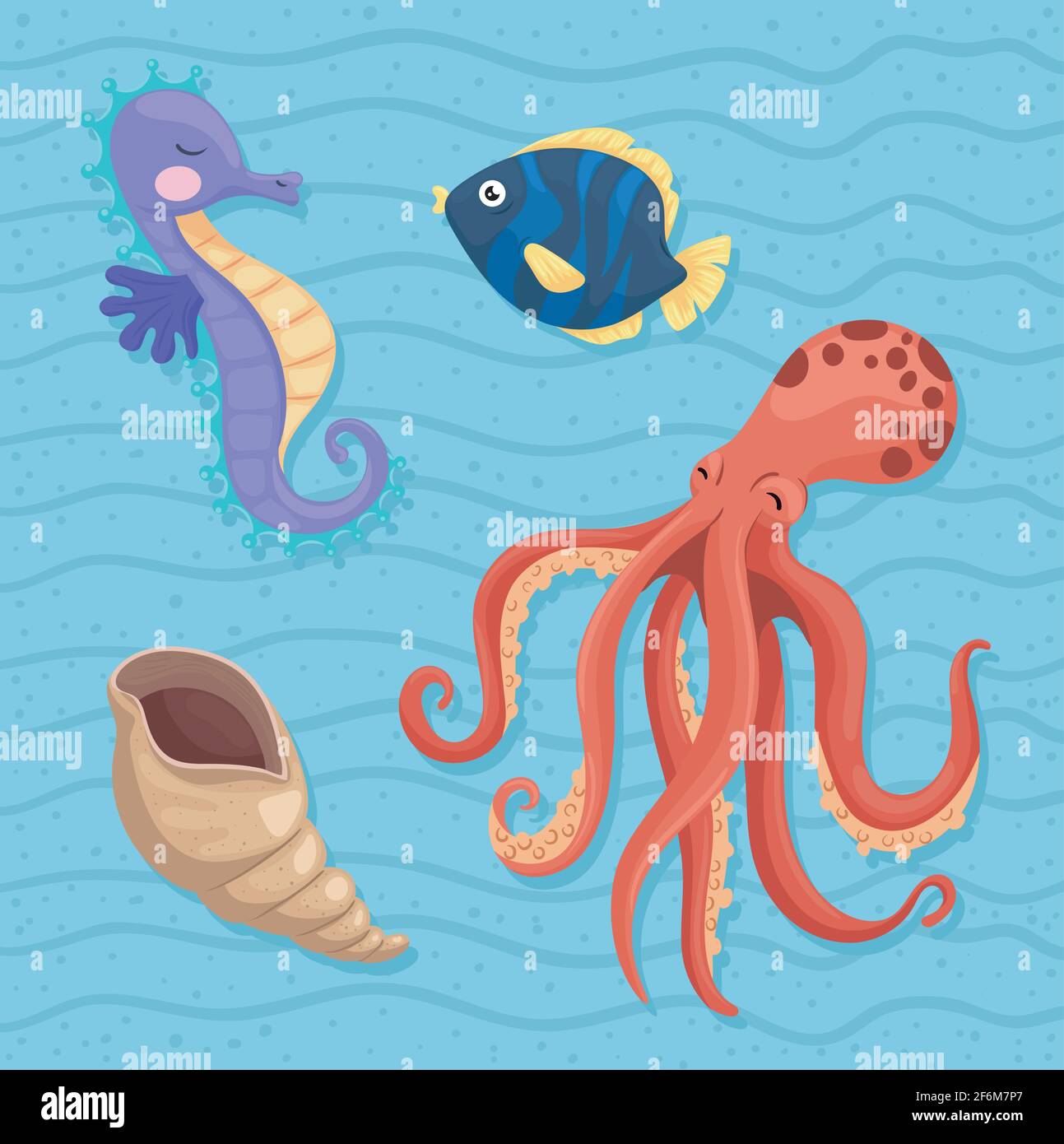 marine life icons Stock Vector Image & Art - Alamy