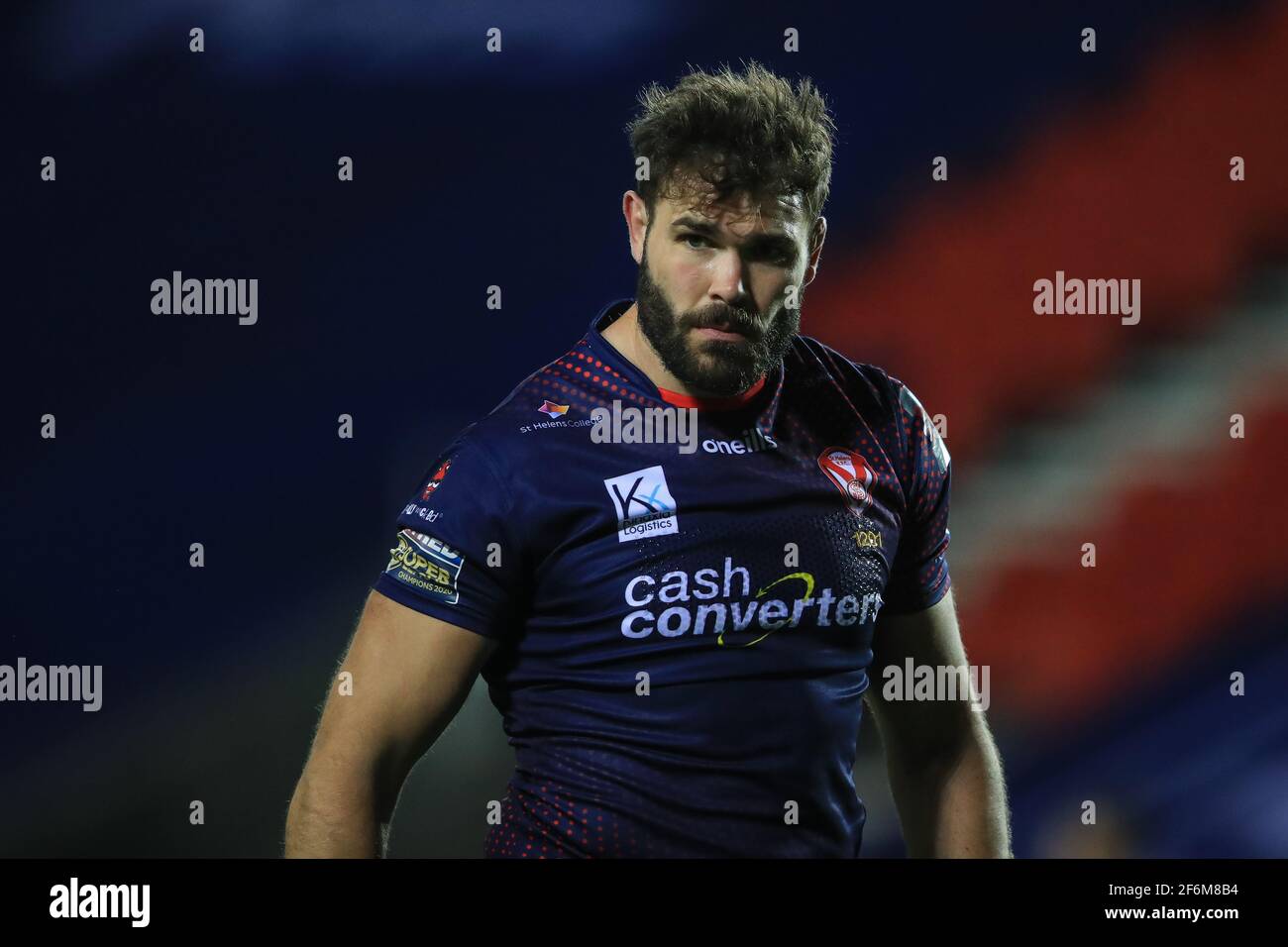 Alex Walmsley (8) of St Helens in, on 4/1/2021. (Photo by Mark Cosgrove ...