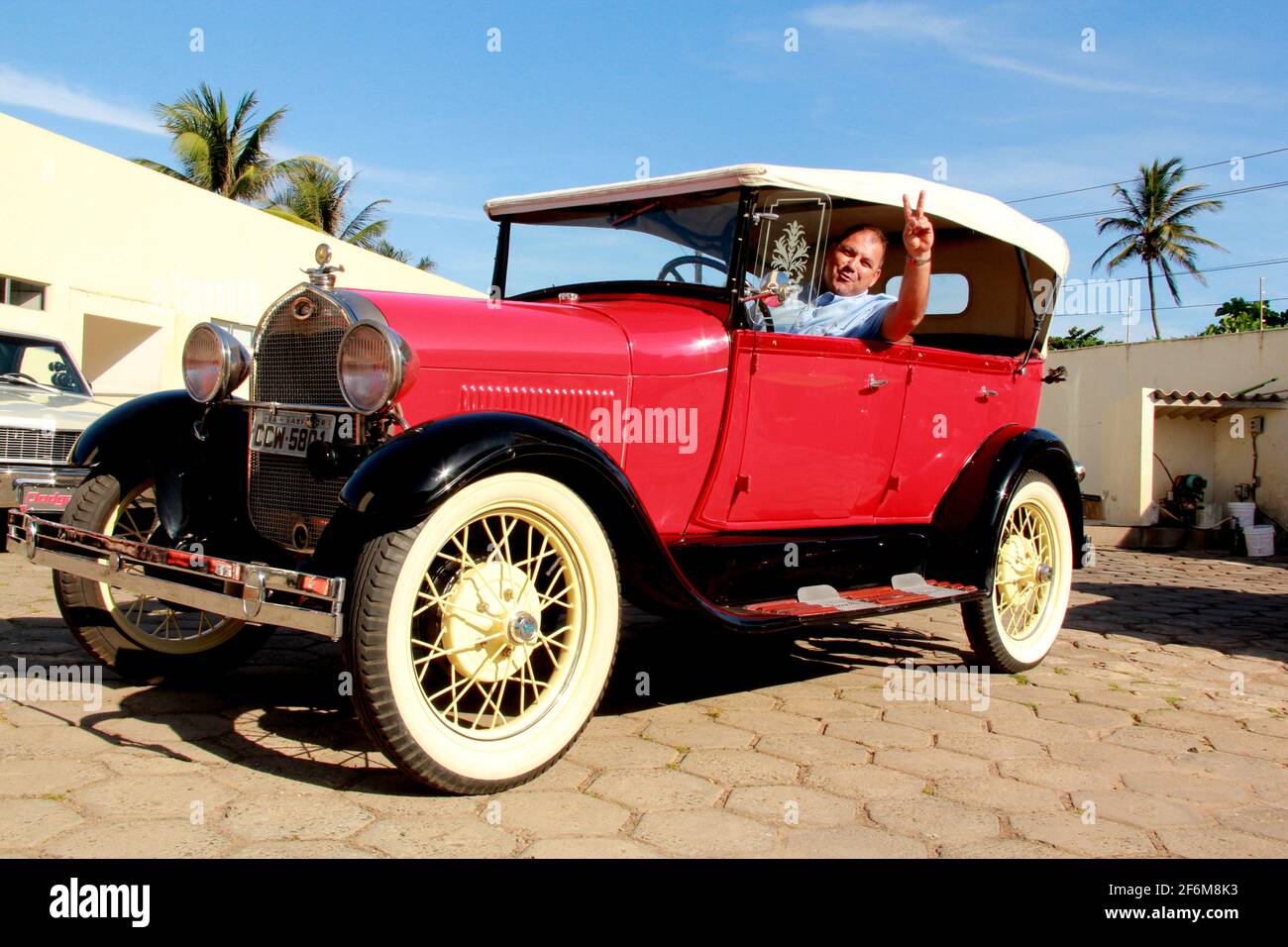 salvador, bahia / brazil - november 20, 2012: Ford Model A Roadster is ...