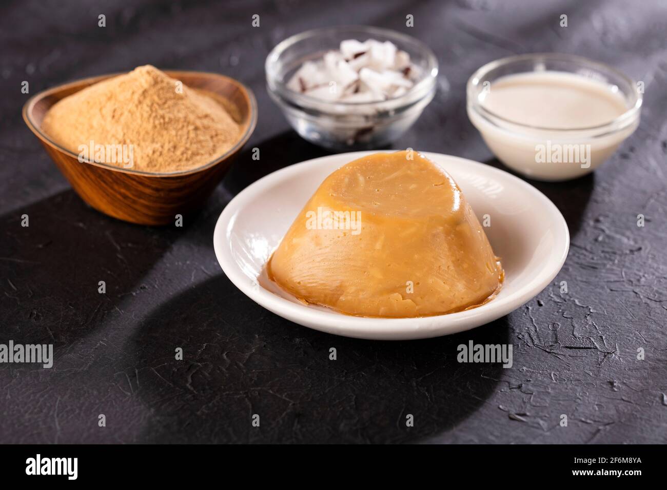 Custard Colombian dessert that is traditionally served during Christmas ...
