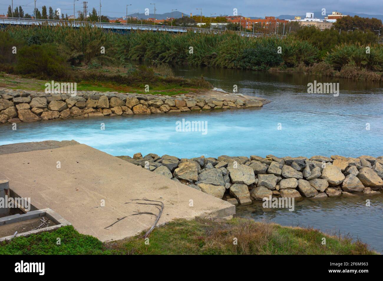 Wastewater treatment plant outlet river hi-res stock photography and ...