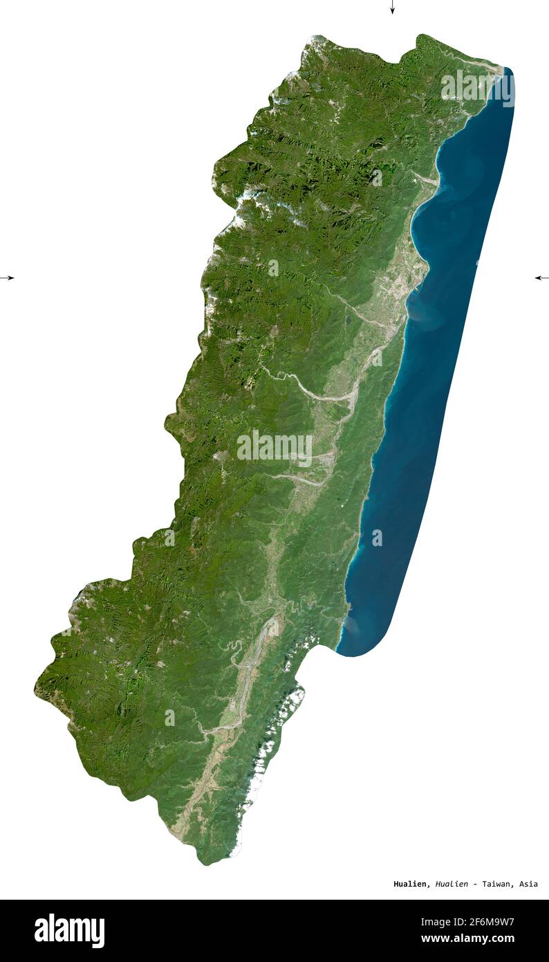 Hualian taiwan county map outline hi-res stock photography and images ...
