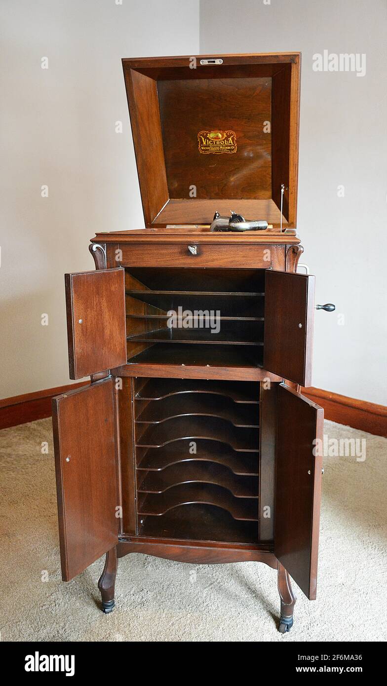 Antique Victrola Cabinet