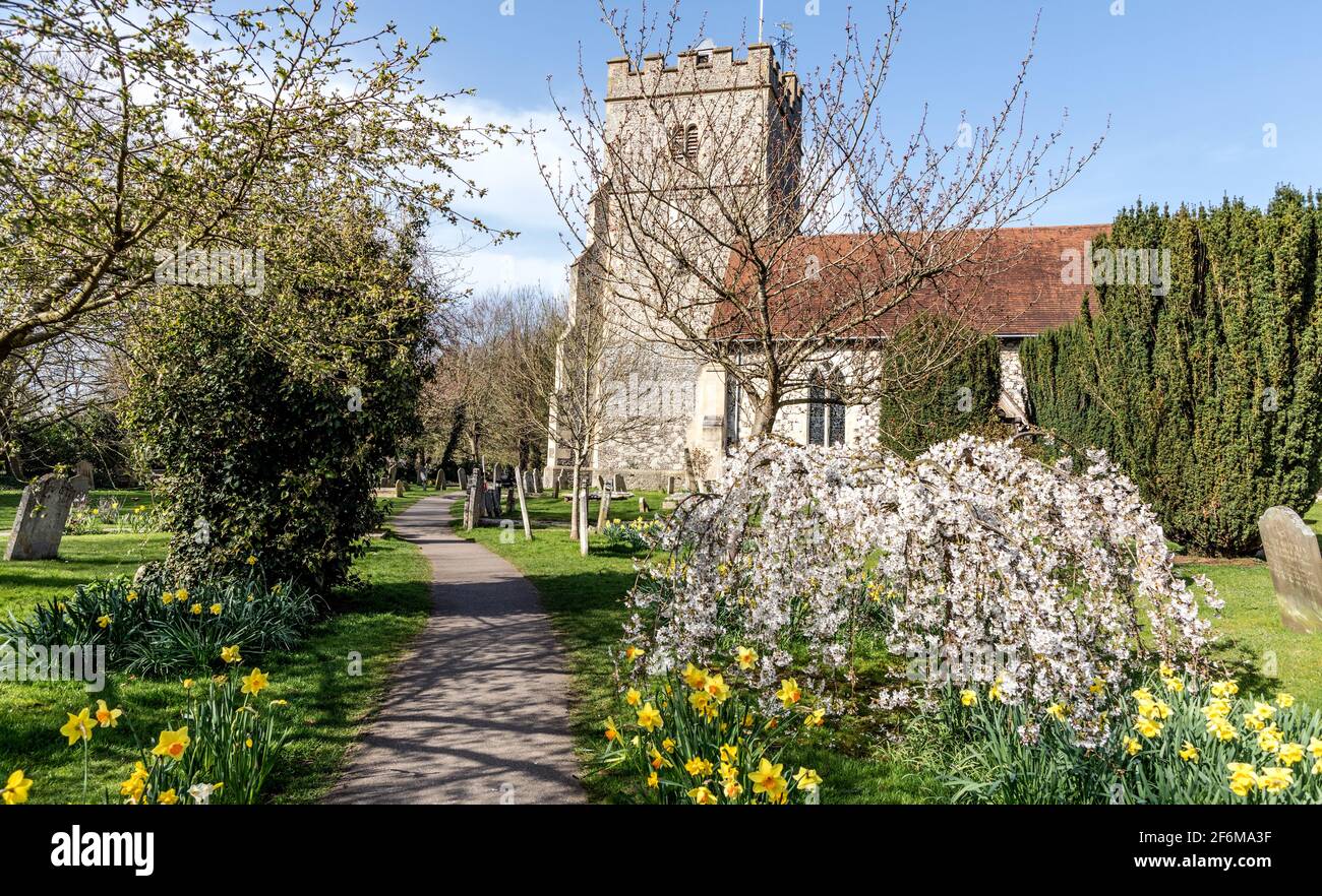 The Holy Trinity Church Cookham Bucks UK Stock Photo - Alamy