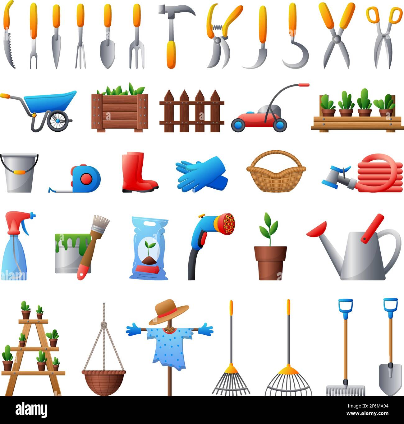Gardening tools icons set, cartoon style Stock Vector Image & Art - Alamy Gardening tools icons set, cartoon style Stock Vector Image & Art - Alamy