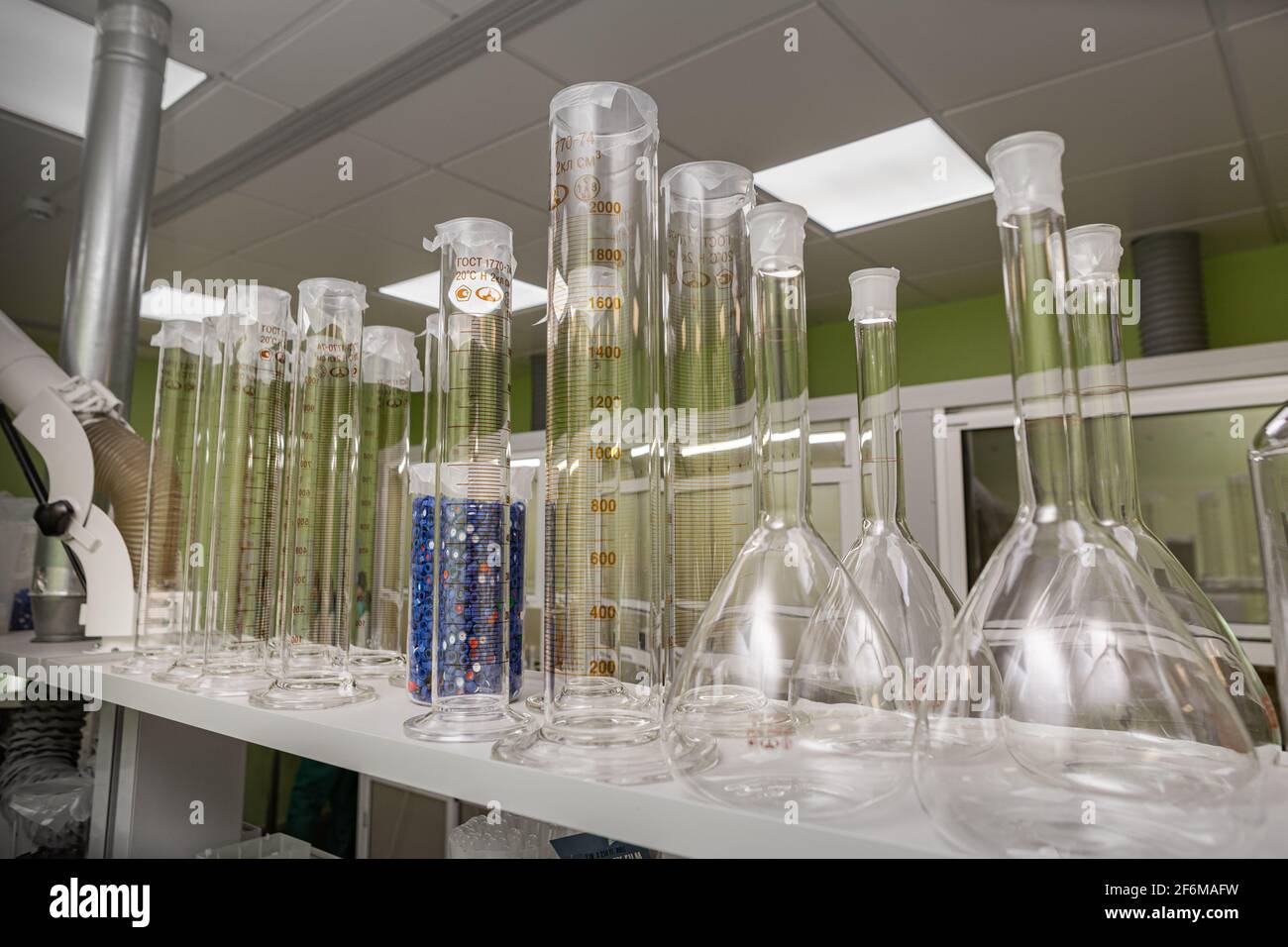 The Clean lab utensils Stock Photo - Alamy