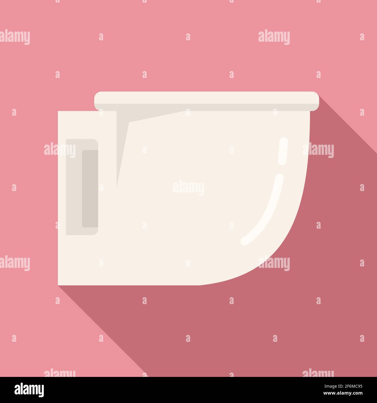 Modern bidet icon, flat style Stock Vector Image & Art - Alamy