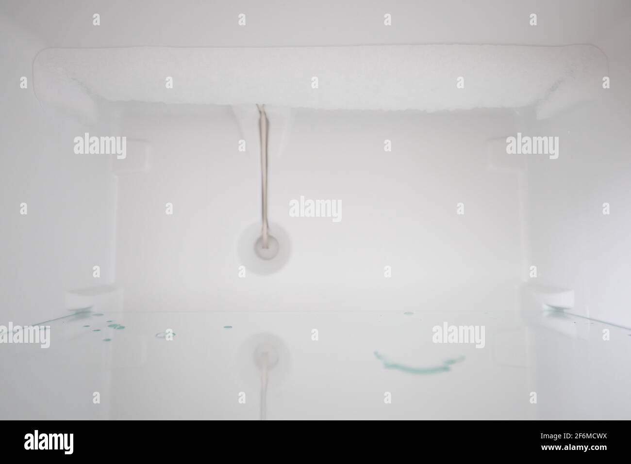 An empty refrigerator. Inside an empty, clean refrigerator, a ...