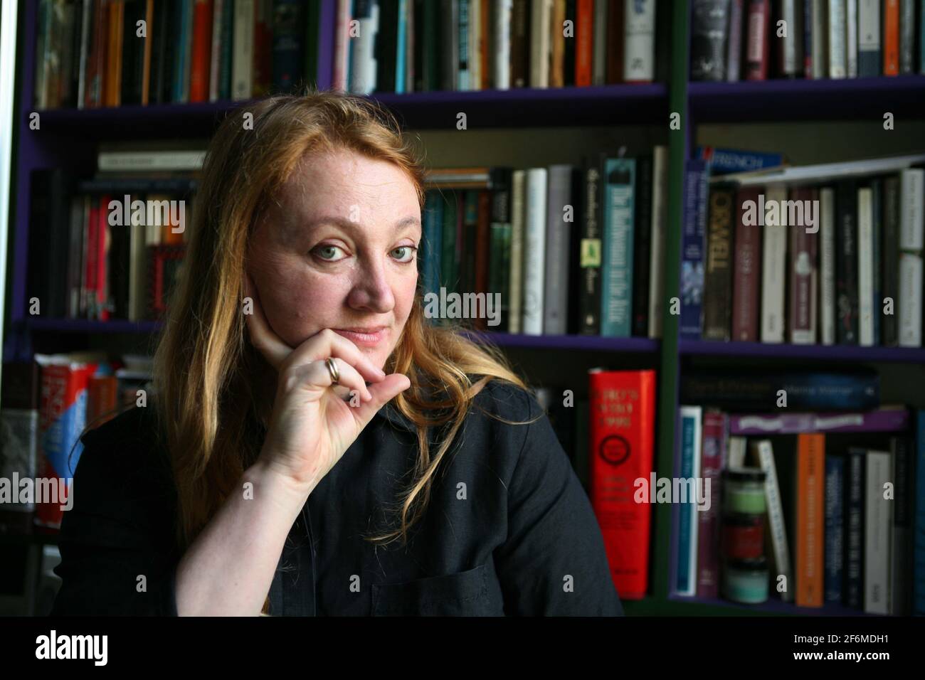 Amanda Craig, who has been burgled a number of times, in her home in ...