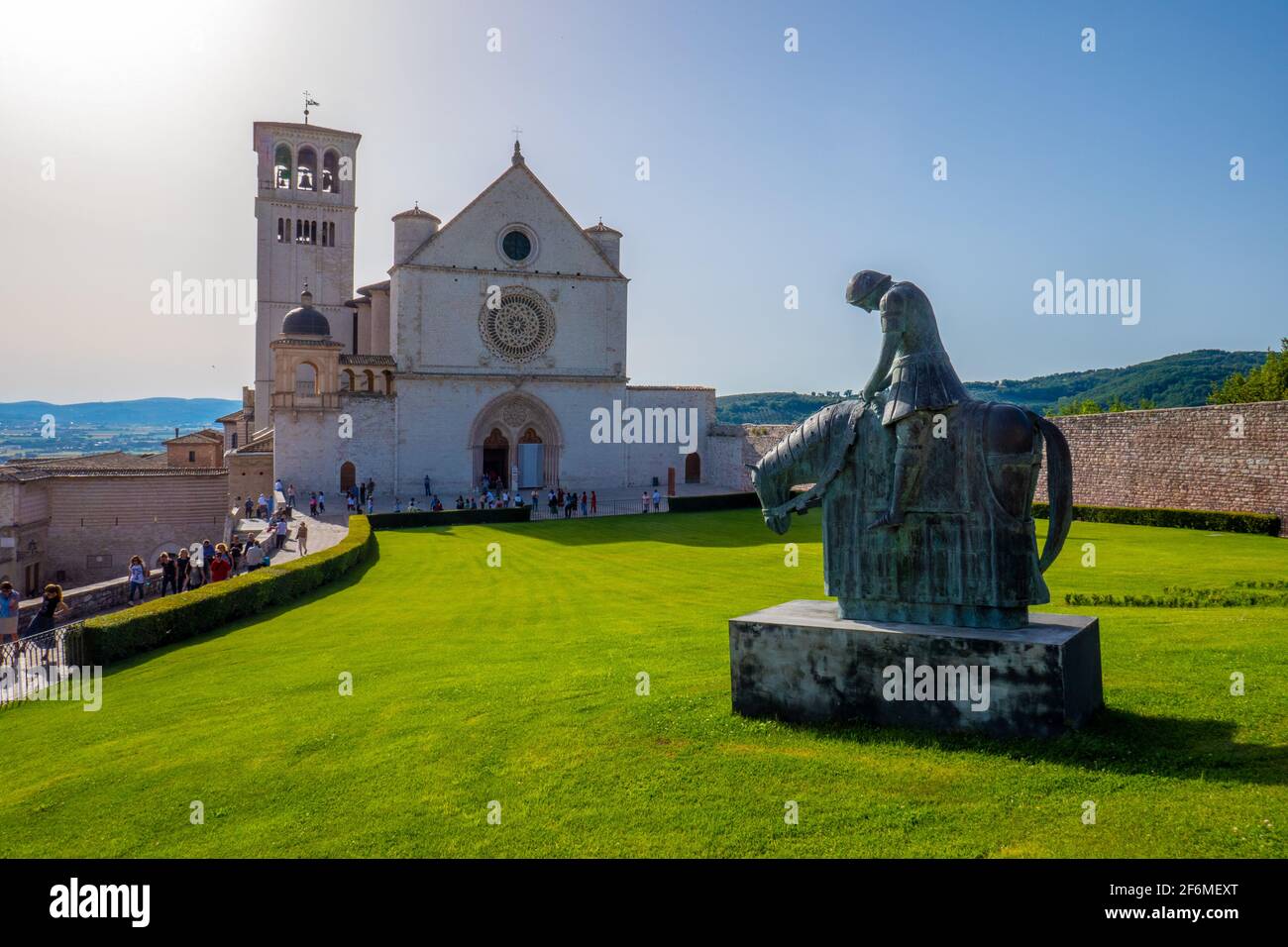 The world famous Upper Basilica of San Francesco in Assisi, Umbria ...