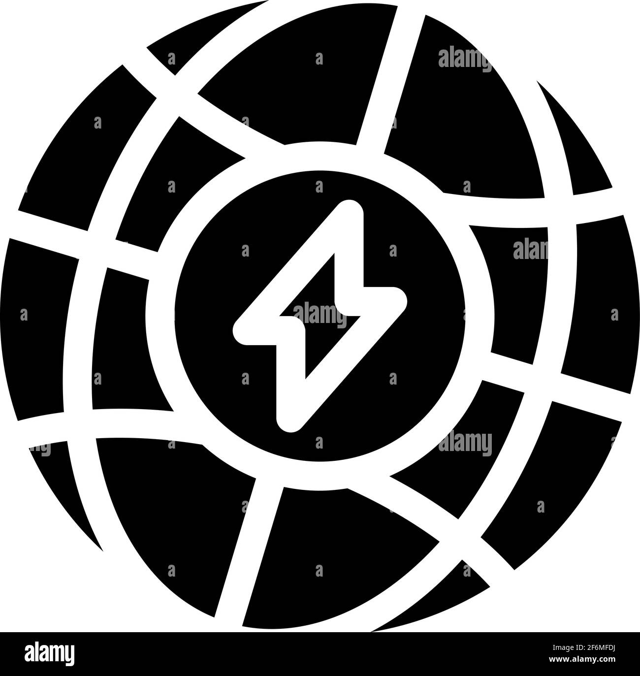 planet energy icon vector symbol illustration Stock Vector Image & Art ...