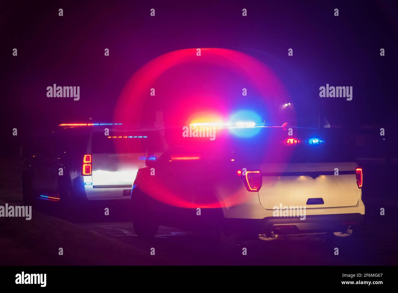 Flashing Police Lights