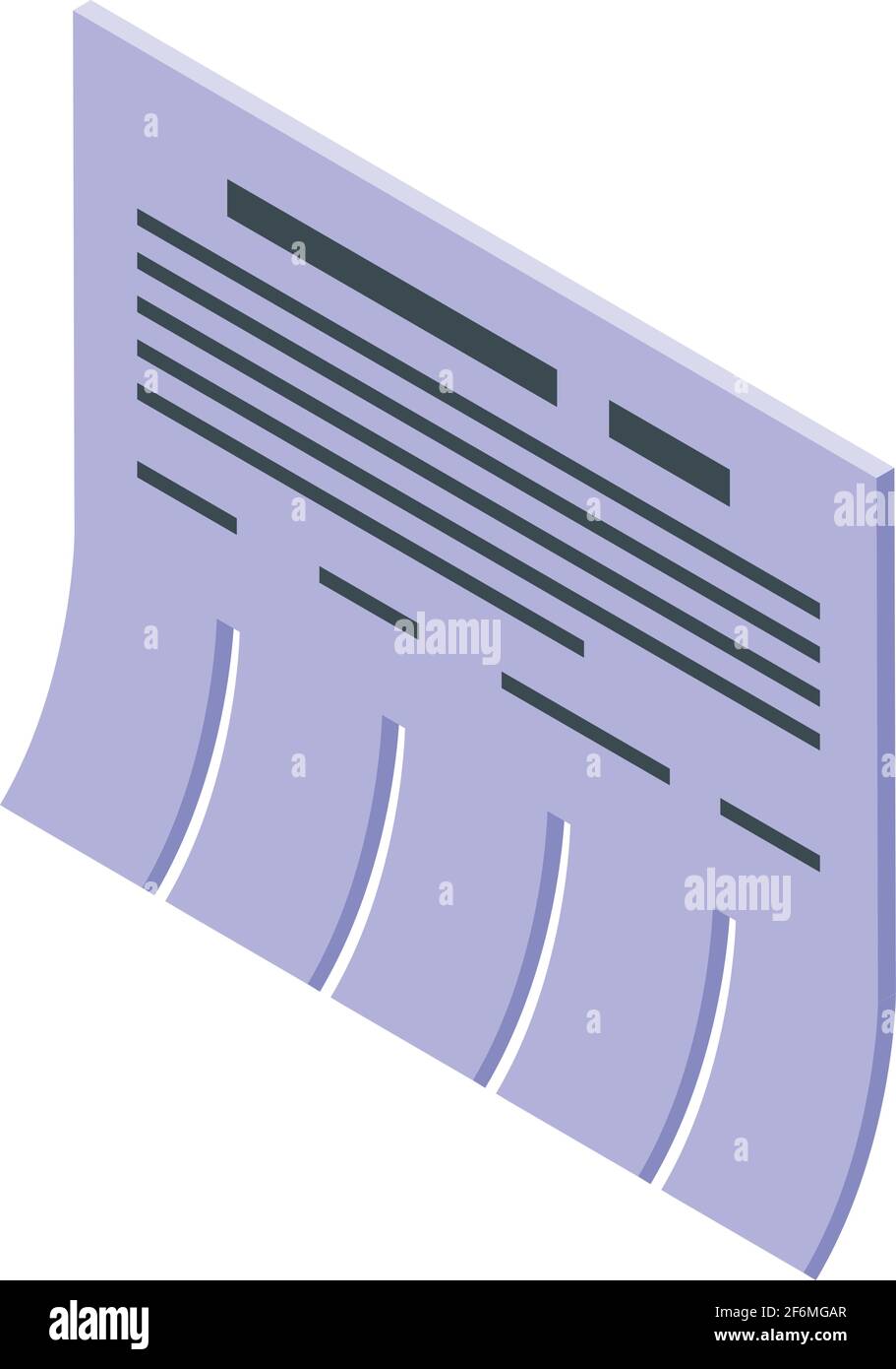 Memo icon. Isometric of Memo vector icon for web design isolated on ...