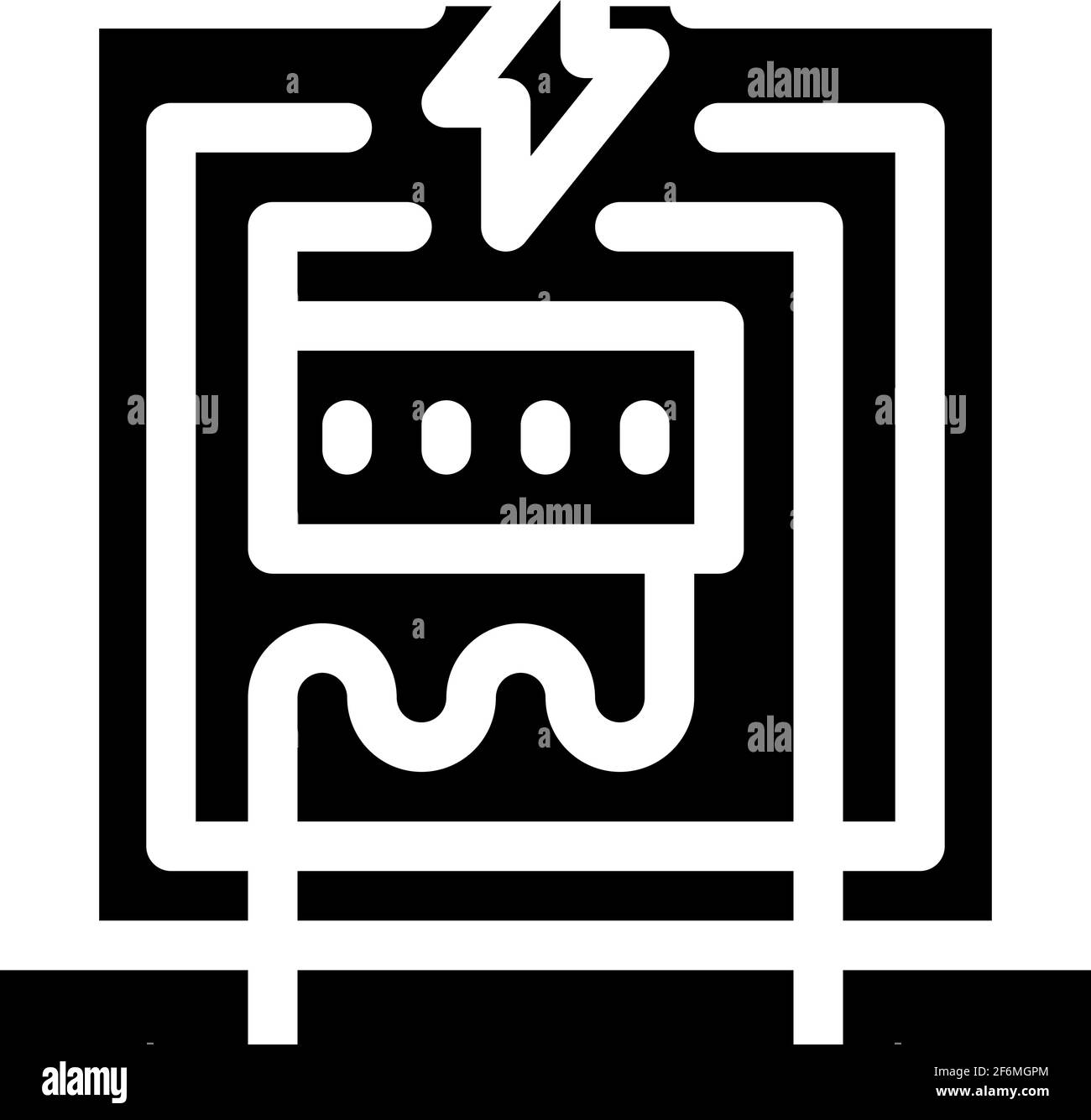 electricity panel icon vector symbol illustration Stock Vector Image ...