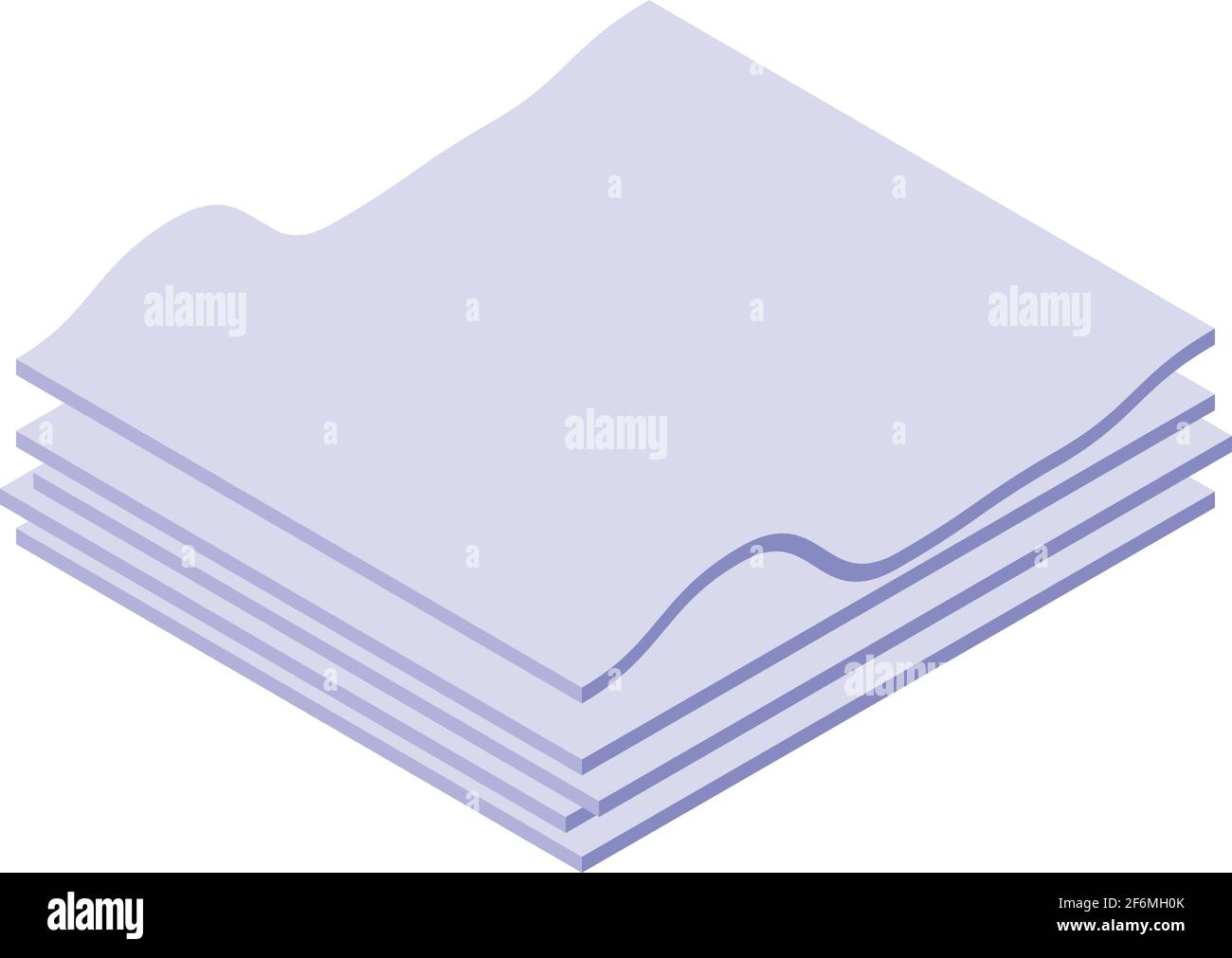 Napkin icon. Isometric of Napkin vector icon for web design isolated on ...