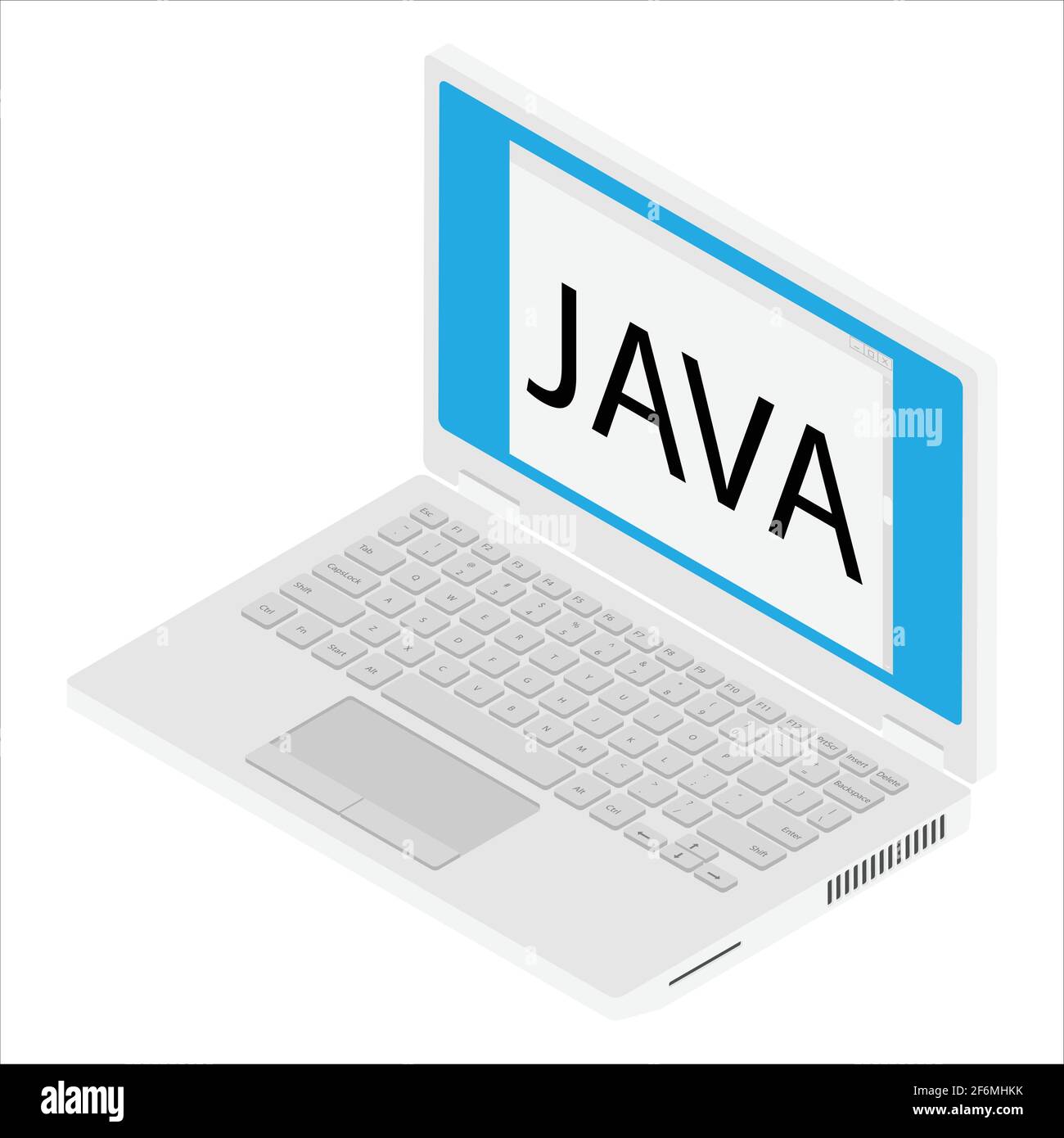 Vector Laptop Coding Concept Web Developer Design Programming Laptop Screen Code Stock