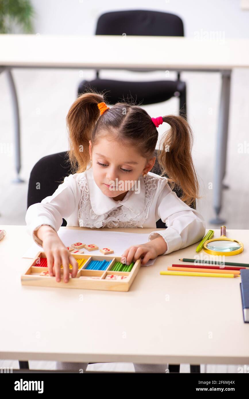 Small girl in the early development concept Stock Photo - Alamy