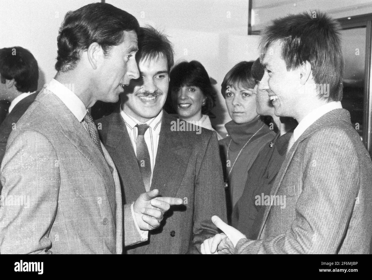 PRINCE CHARLES MEETS DJ GUY HORNSBY DURING HIS VISIT TO OCEAN SOUND ...