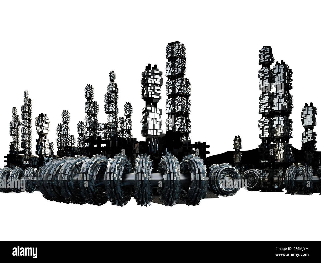 Moon colony Cut Out Stock Images & Pictures - Alamy