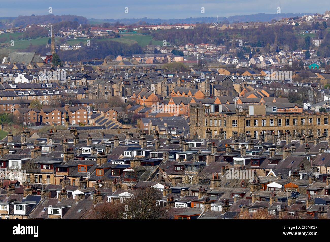 Manningham area of Bradford in West Yorkshire Stock Photo - Alamy