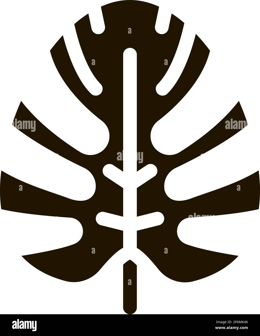 plant leaf icon vector symbol illustration Stock Vector Image & Art - Alamy
