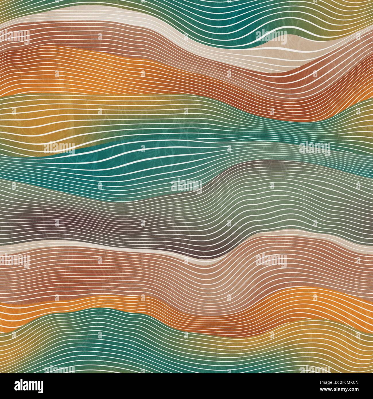 Seamless natural landscape hill pattern for print Stock Photo - Alamy