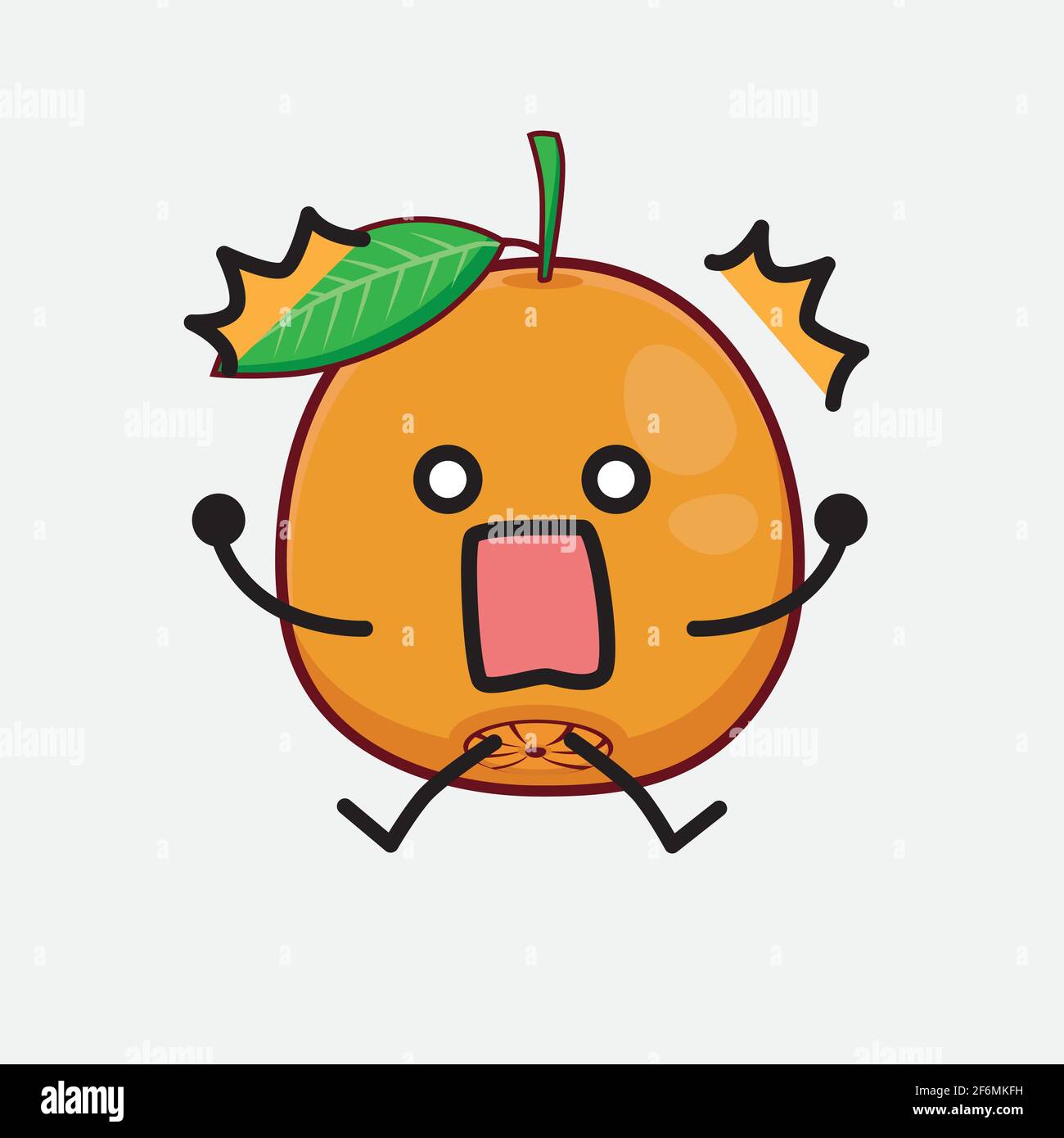 Navel orange fruit Stock Vector Images - Alamy