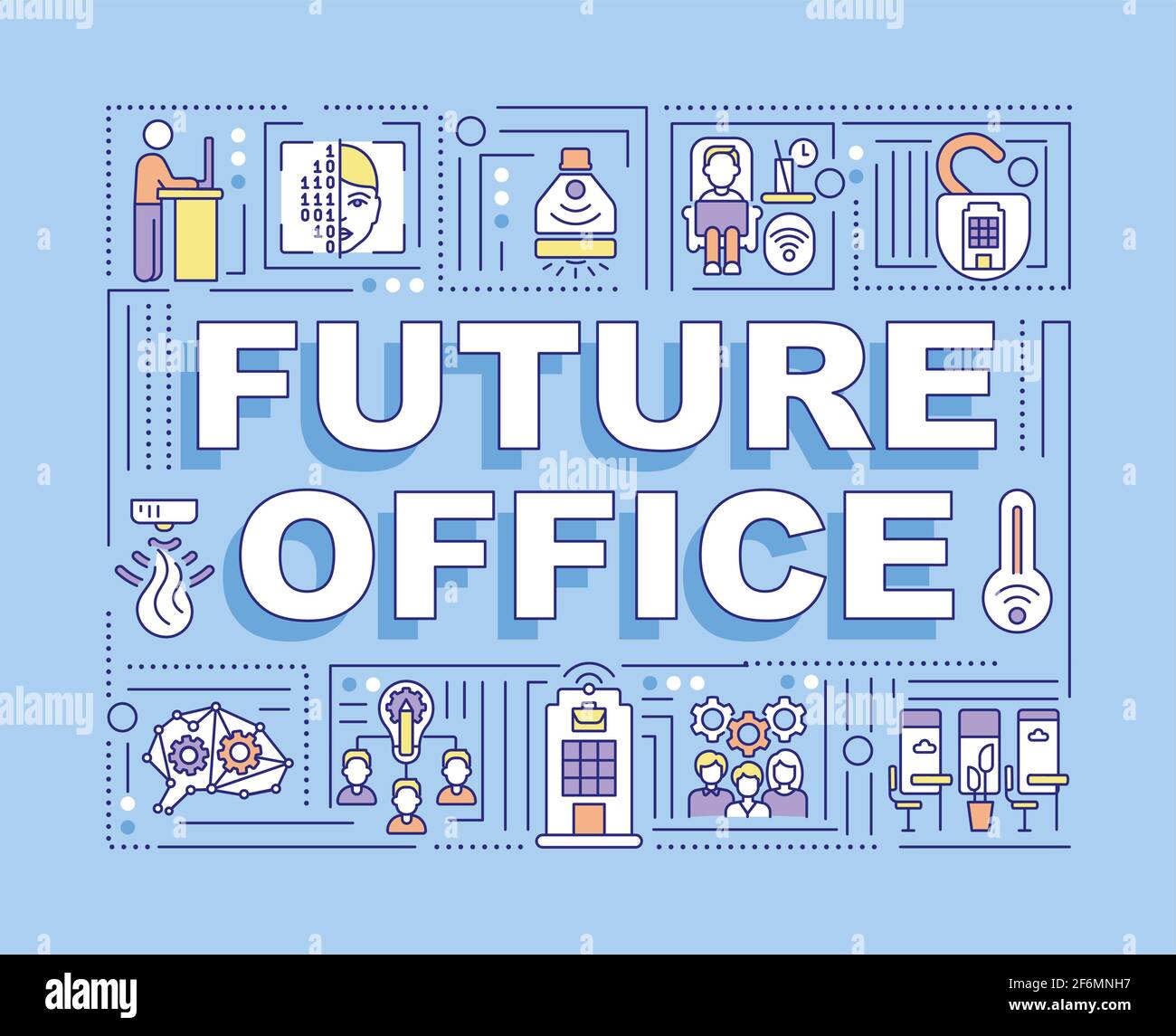 Future office word concepts banner Stock Vector Image & Art - Alamy