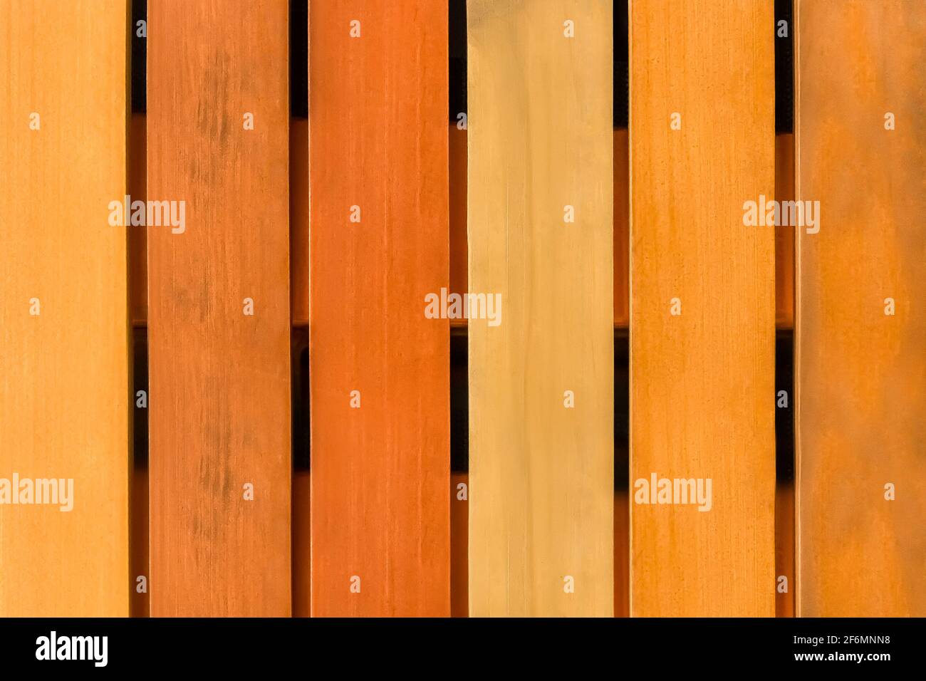 Orange boards background, color swatches for a wooden surface, texture ...