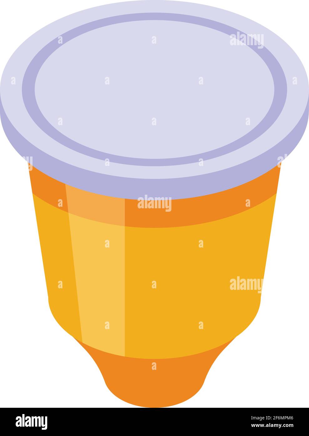 Strong coffee pod icon. Isometric of Strong coffee pod vector icon for ...