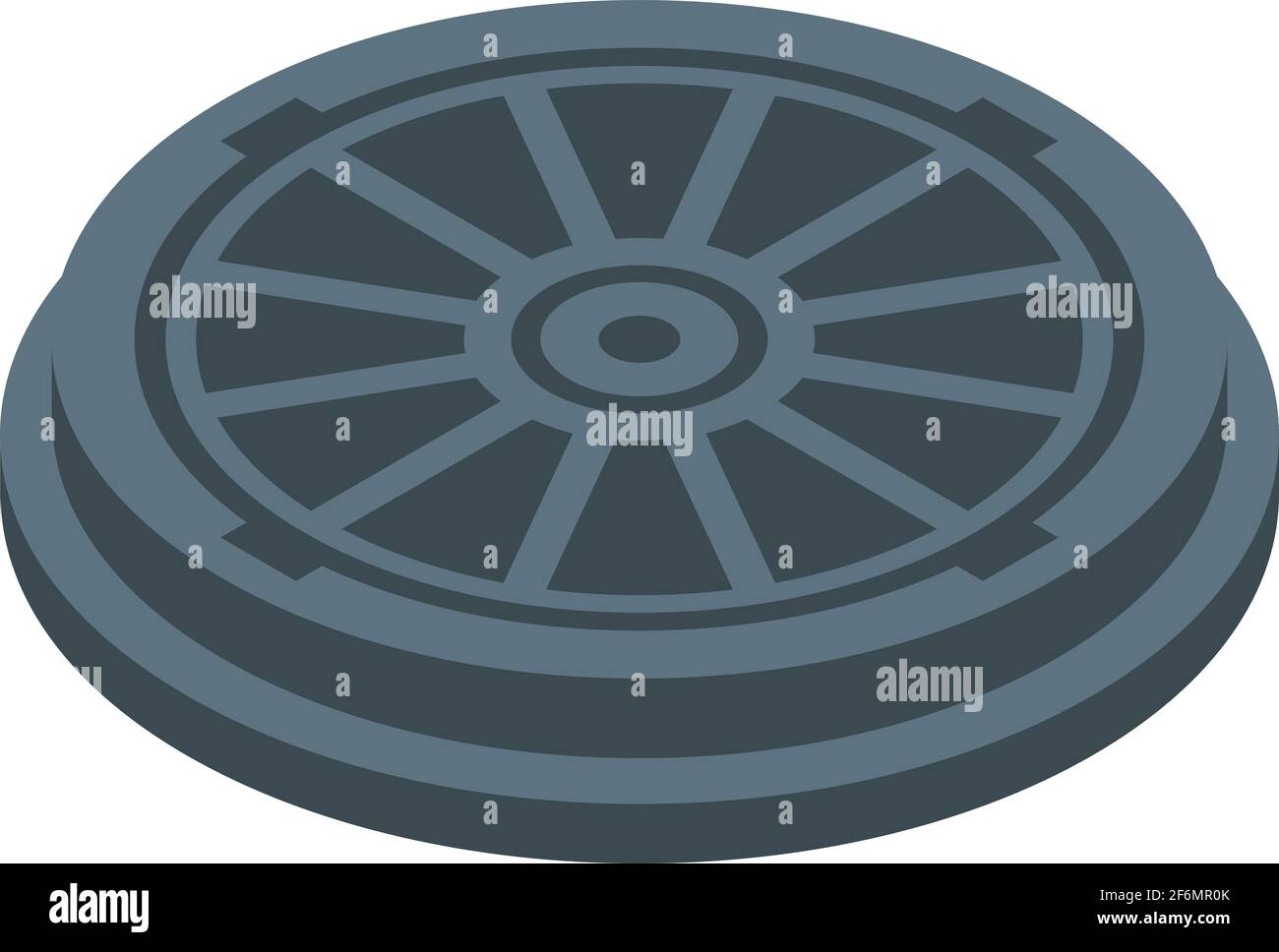 Water manhole icon. Isometric of Water manhole vector icon for web ...