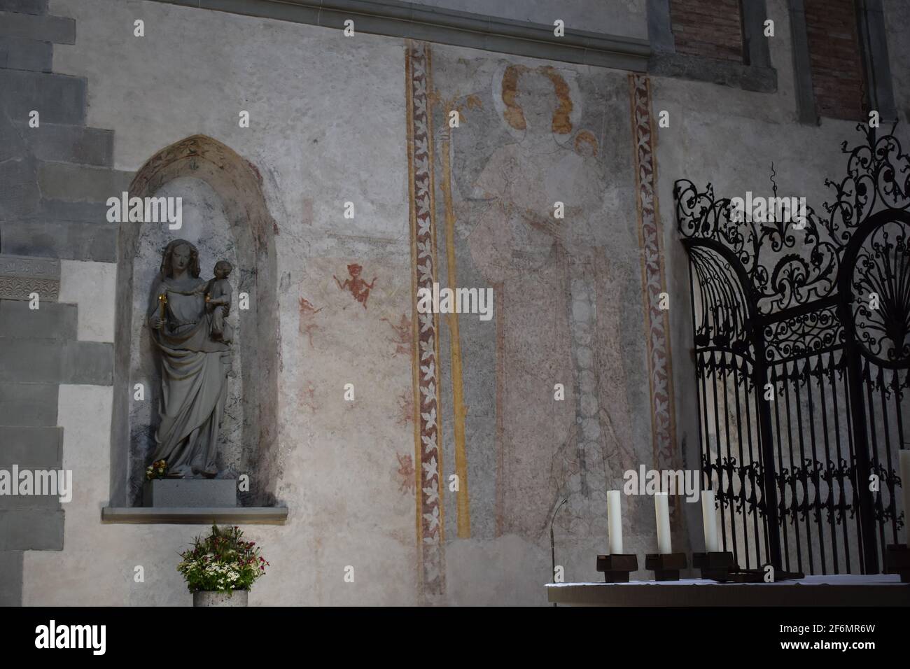 The Abbey Church of St Mary and Mark in Reichenau Mittelzel. Our Lady ...