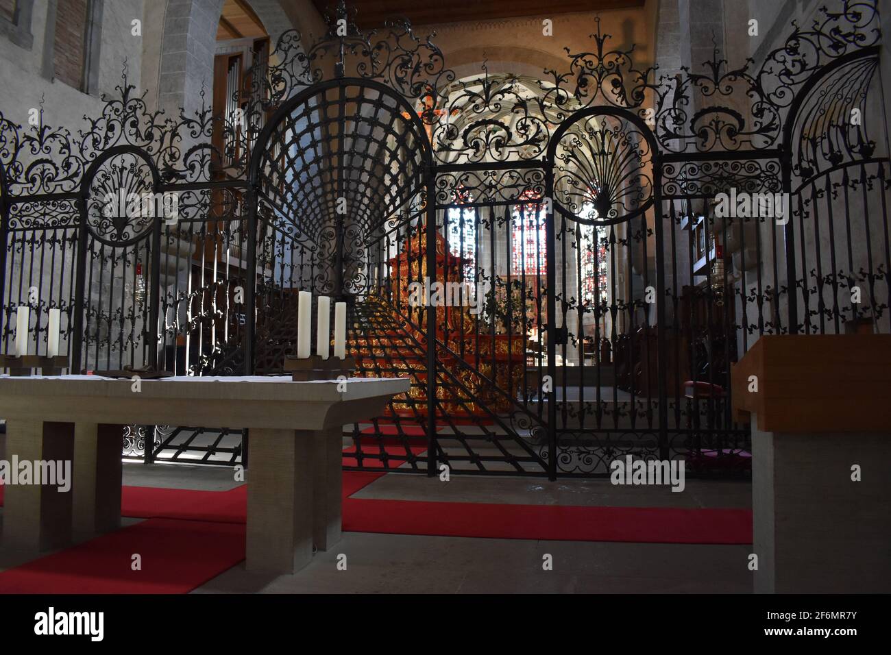 The Abbey Church of St Mary and Mark in Reichenau Mittelzel. Holy Blood ...