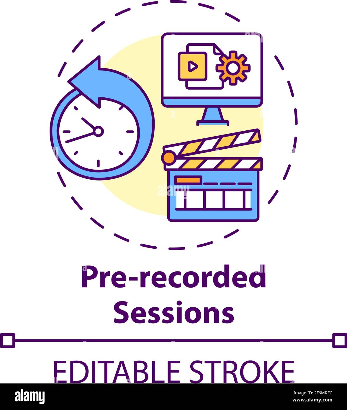 Pre record Stock Vector Images - Alamy