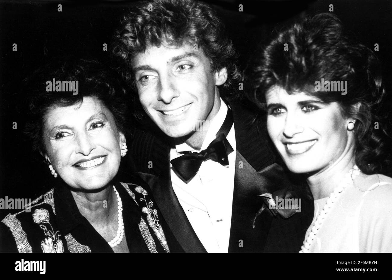 Barry Manilow Edna Manilow Dana Robbins 1980s Photo by Adam Scull ...