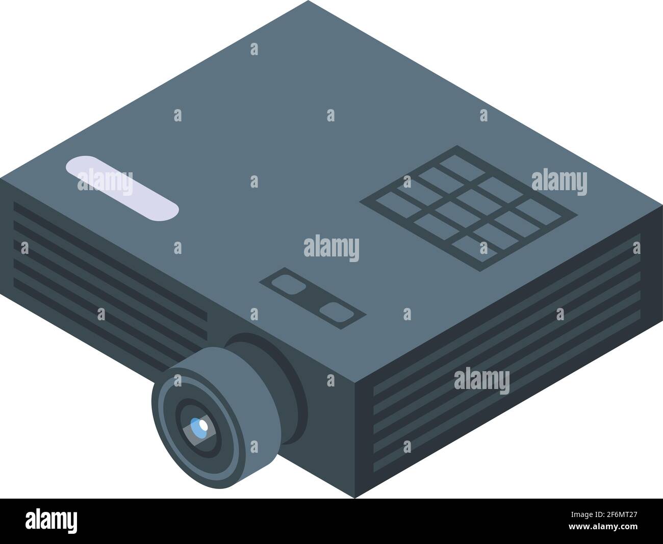 Projector icon. Isometric of Projector vector icon for web design ...