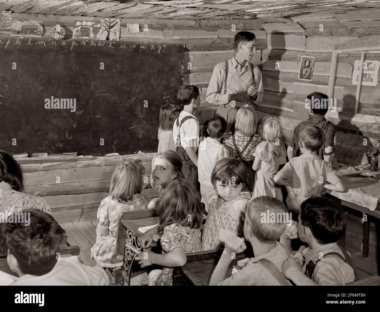 Overcrowded conditions and poor equipment in rural mountain school in ...