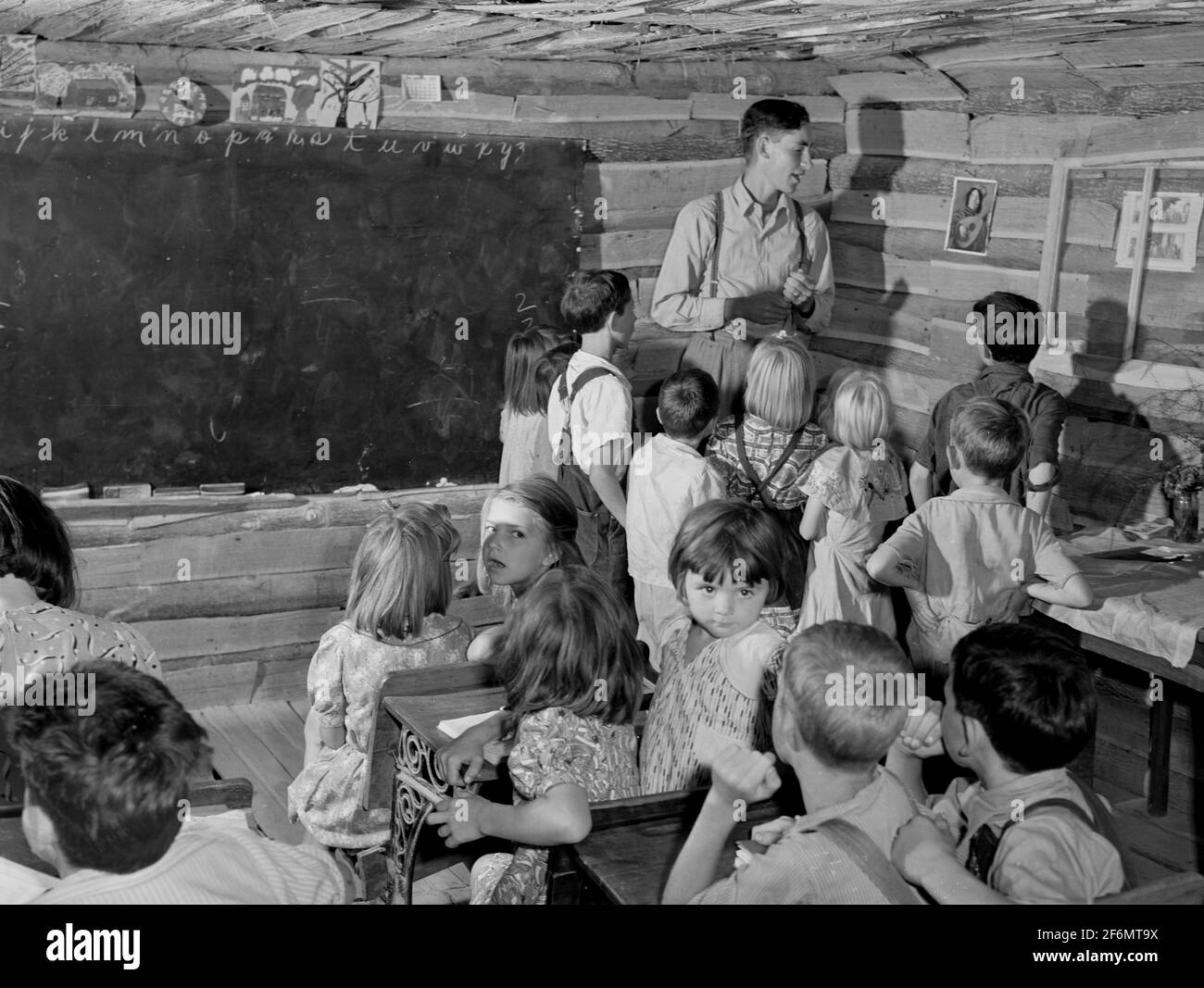 Overcrowded conditions and poor equipment in rural mountain school in ...