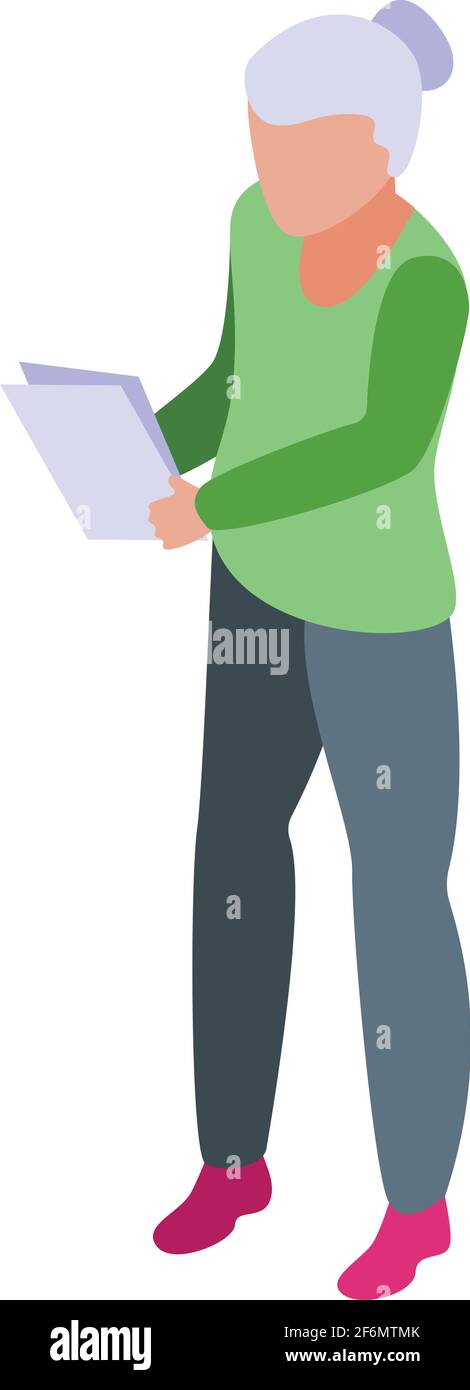 Grandmother Inheritance Icon Isometric Of Grandmother Inheritance Vector Icon For Web Design