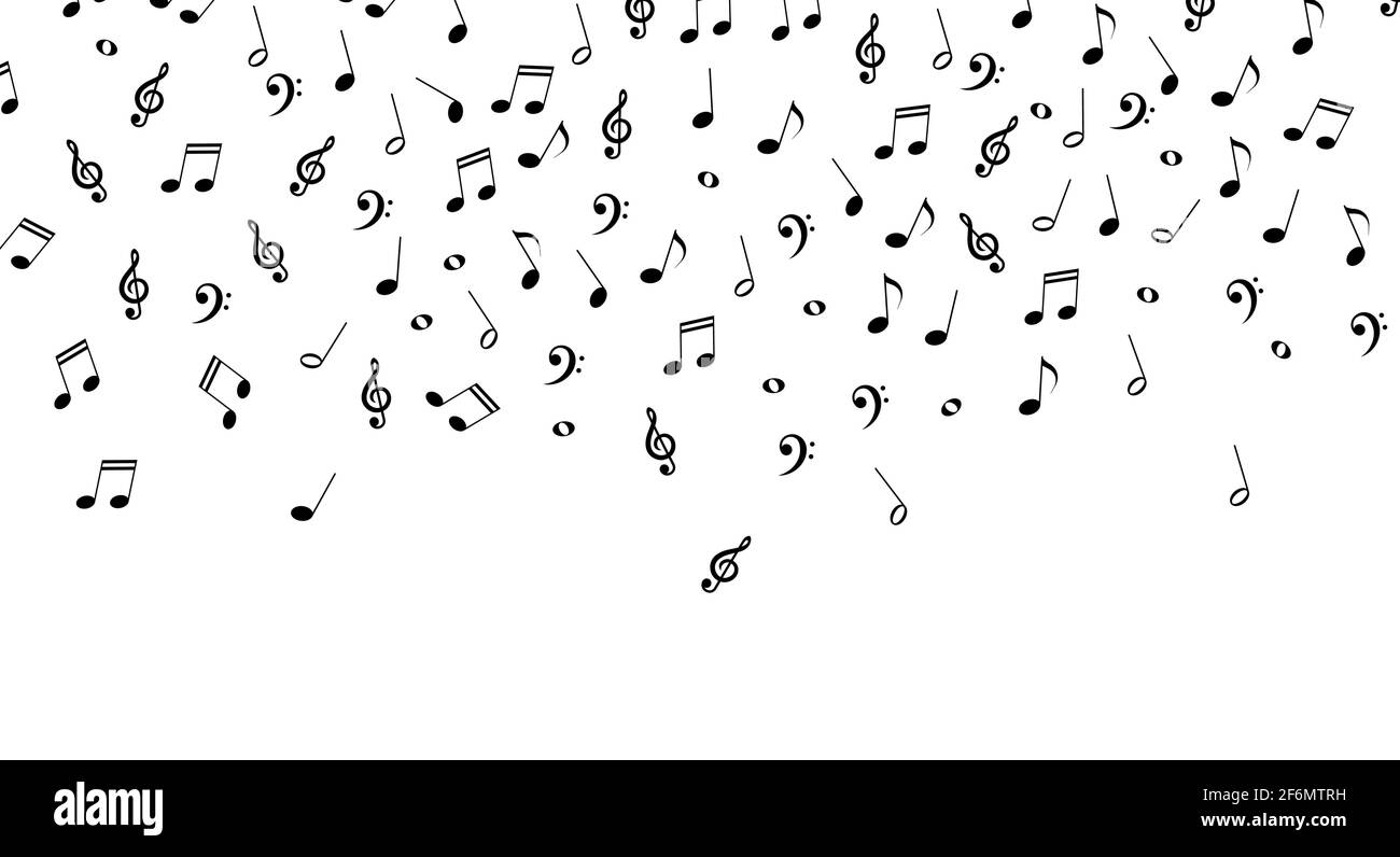 Music Notes Wallpaper Black And White